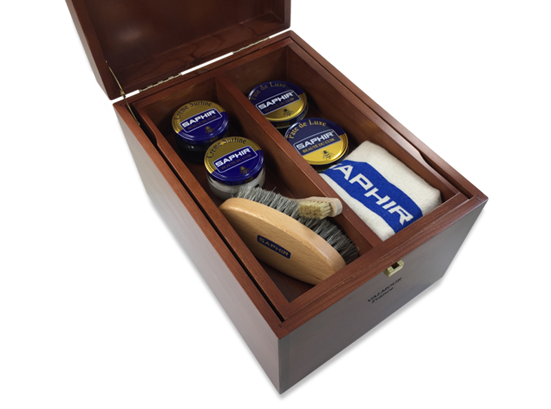 Shoe polish boxes leather - VALMOUR